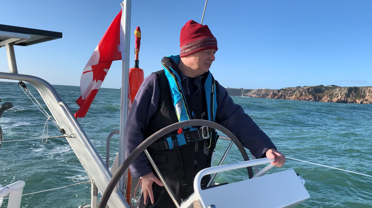 Testing sail combinations while visiting the channel islands - Sailing ...